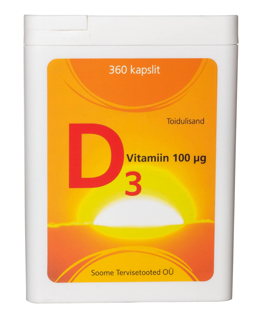 Telli Vitamiin D 100 μg - Soome Tervisetooted OÜ
